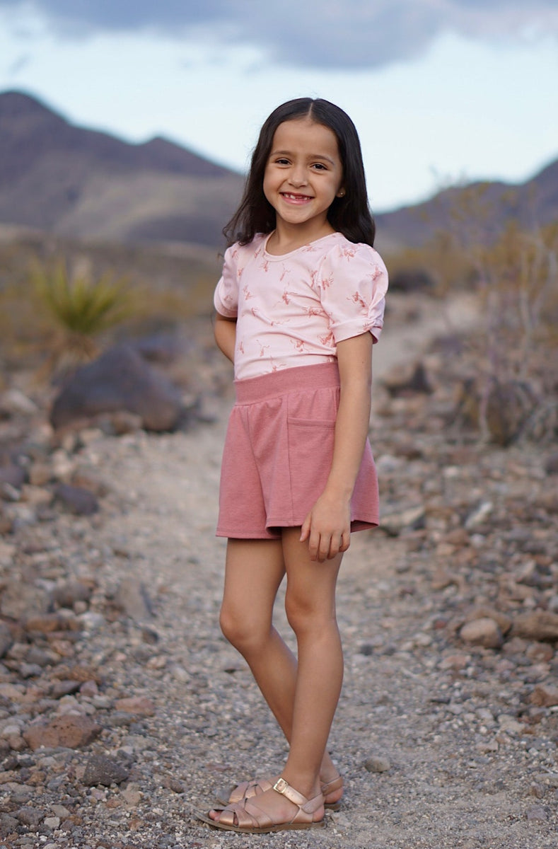 Thyme Shorts with FREE Thistle Tee PDF Sewing Pattern – Peony Patterns