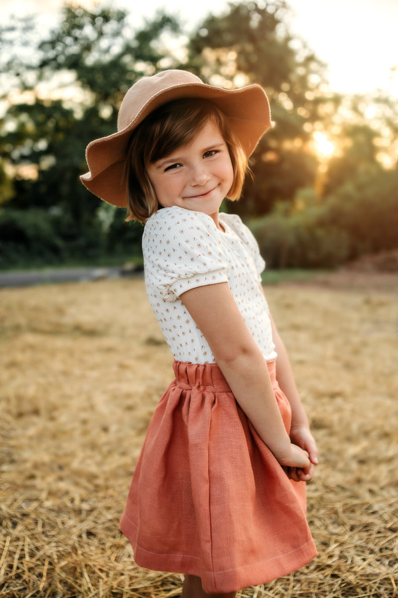 Apple Berry Tee & Skirt FREE PDF Sewing Pattern – Peony Patterns