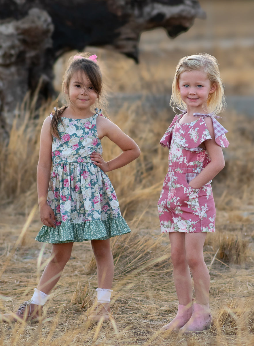 Olive Playsuit and Dress PDF Sewing Pattern – Peony Patterns